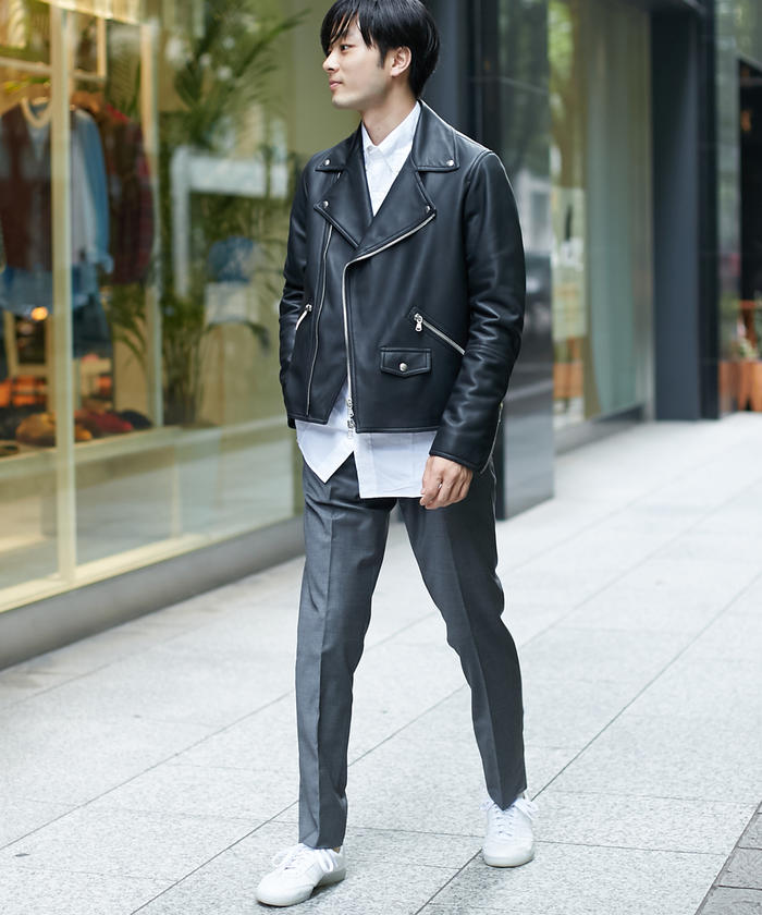 セール 40%OFF】【別注】DENIM×TOMORROWLAND ラムレザー ダブル セール 40%OFF】【別注】DENIM×TOMORROWLAND ラムレザー ダブル