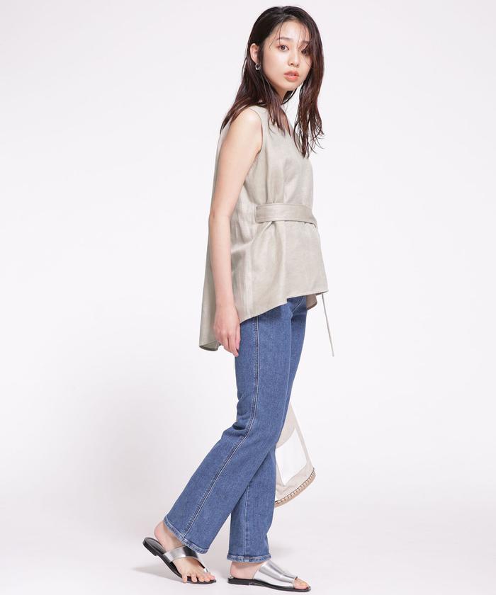 セール 60%OFF】Vネックノースリーブブラウス(503096236) | ナノ セール 60%OFF】Vネックノースリーブブラウス(503096236) | ナノ