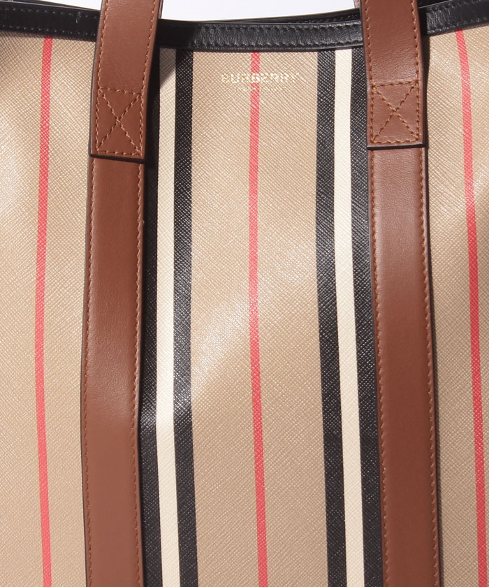 セール】【BURBERRY】ストライプトートバッグ/LL SM NS BOOK セール】【BURBERRY】ストライプトートバッグ/LL SM NS BOOK