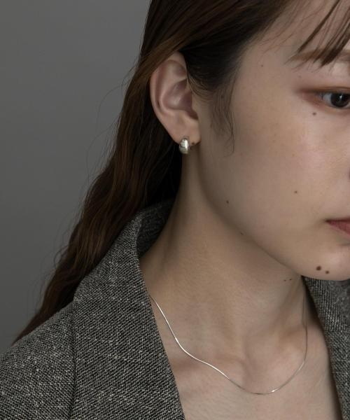 セール】silver925プックリミニフープピアス(503700581 セール】silver925プックリミニフープピアス(503700581