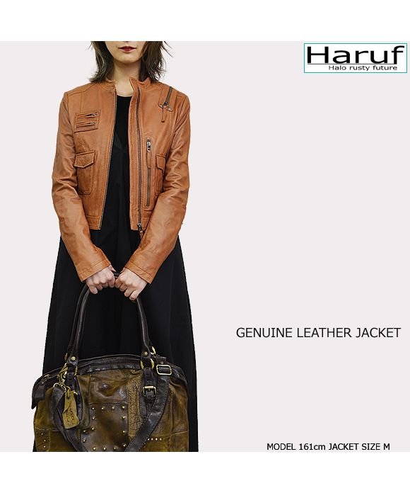 ハルフ Haruf レザージャケット 革ジャン シングルライダース ハルフ Haruf レザージャケット 革ジャン シングルライダース