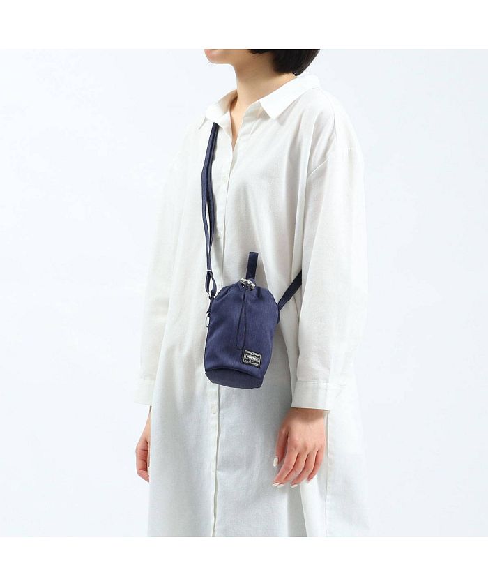 ポーター PORTER ポーター デニム ドローストリングバッグ(S ポーター PORTER ポーター デニム ドローストリングバッグ(S