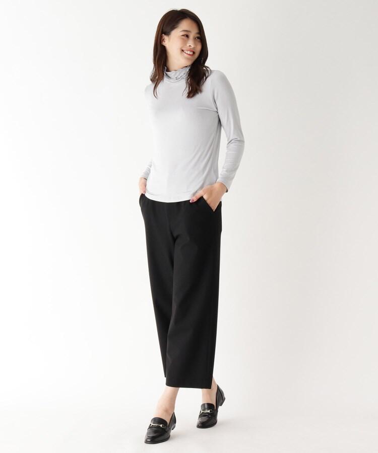 セール 50%OFF】ソフトワイドクロップドパンツ(504115397 セール 50%OFF】ソフトワイドクロップドパンツ(504115397