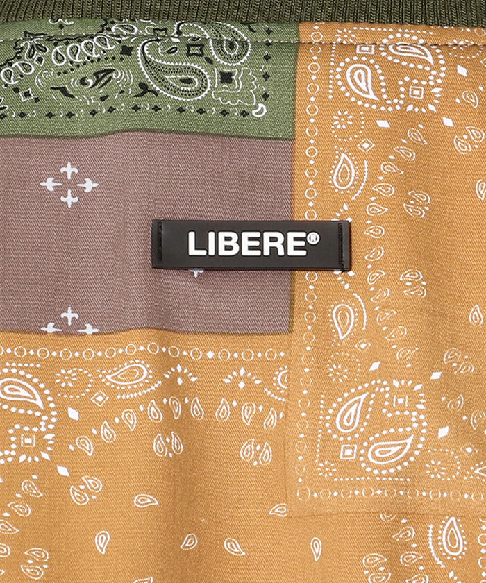 LIBERE リベーレ /BANDANA BOMBER JACKET バンダナ柄ボンバー LIBERE リベーレ /BANDANA BOMBER JACKET バンダナ柄ボンバー