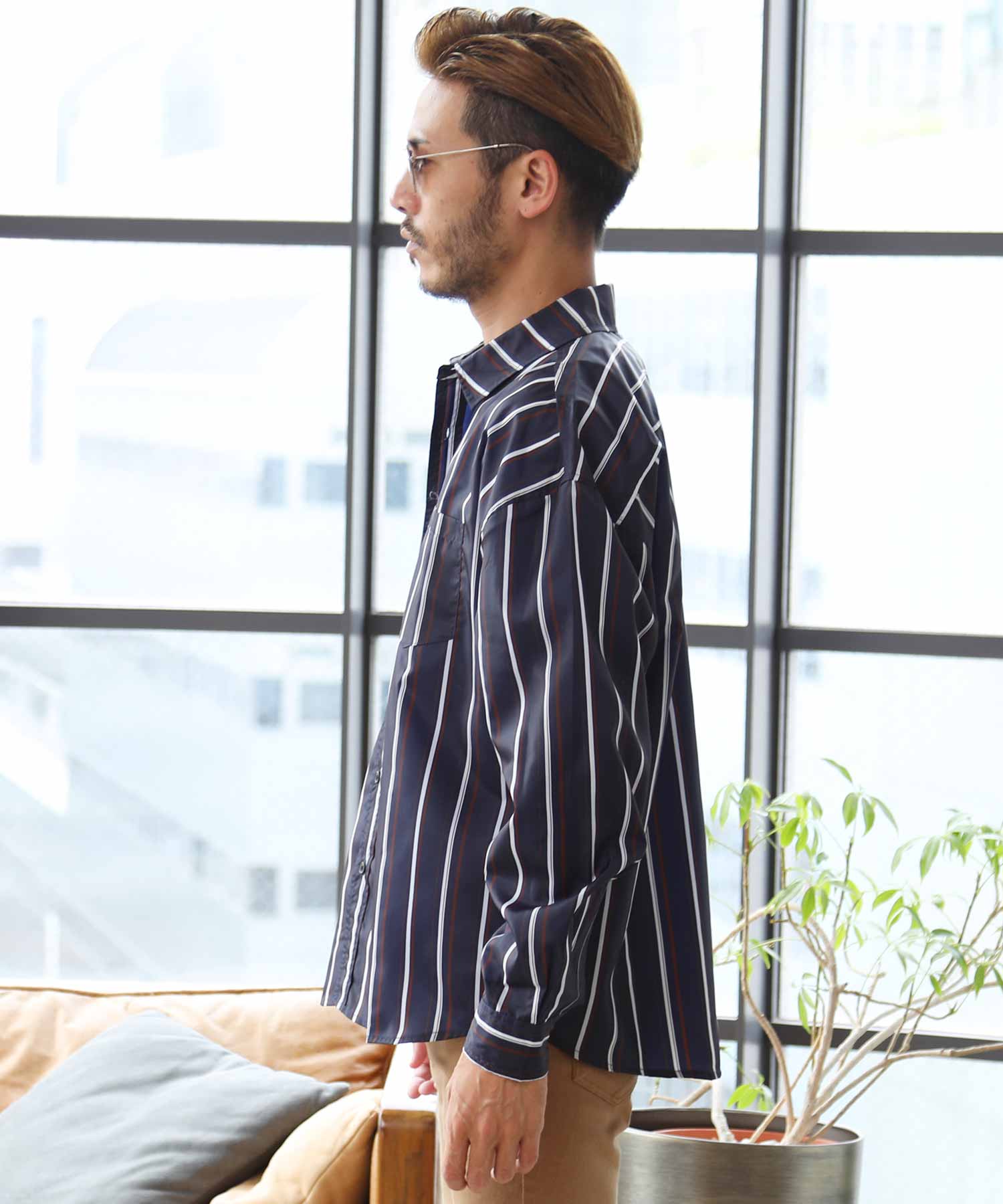 ジギーズショップ JIGGYS SHOP ボックスシルエットシャツ / 長袖 ジギーズショップ JIGGYS SHOP ボックスシルエットシャツ / 長袖