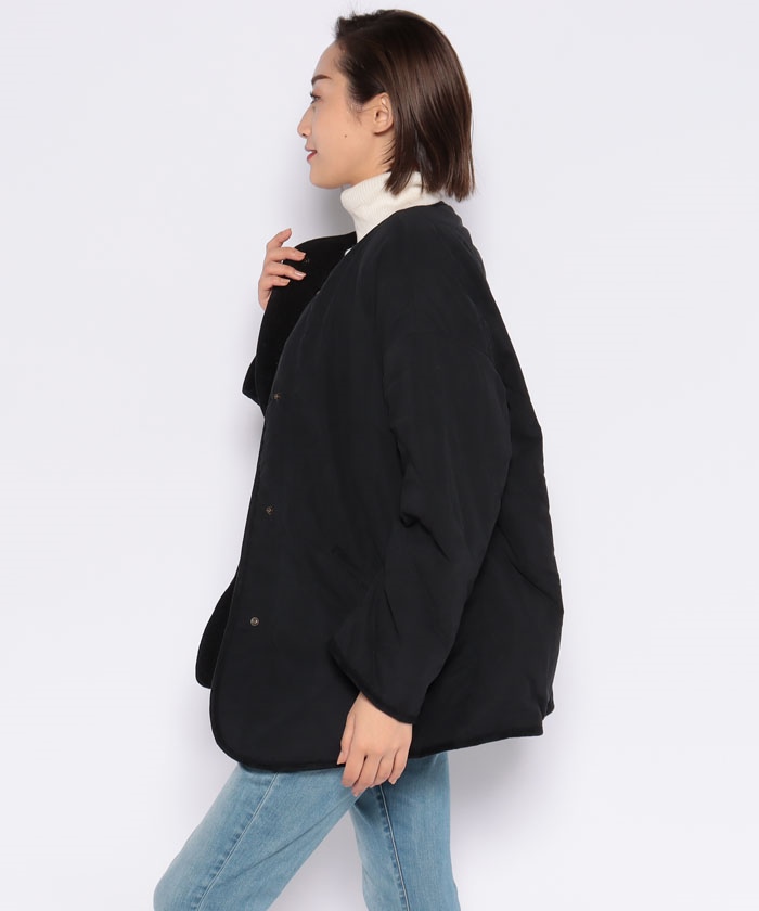 クーポン】【セール 37%OFF】【リバーシブル】キルティング×ボア クーポン】【セール 37%OFF】【リバーシブル】キルティング×ボア