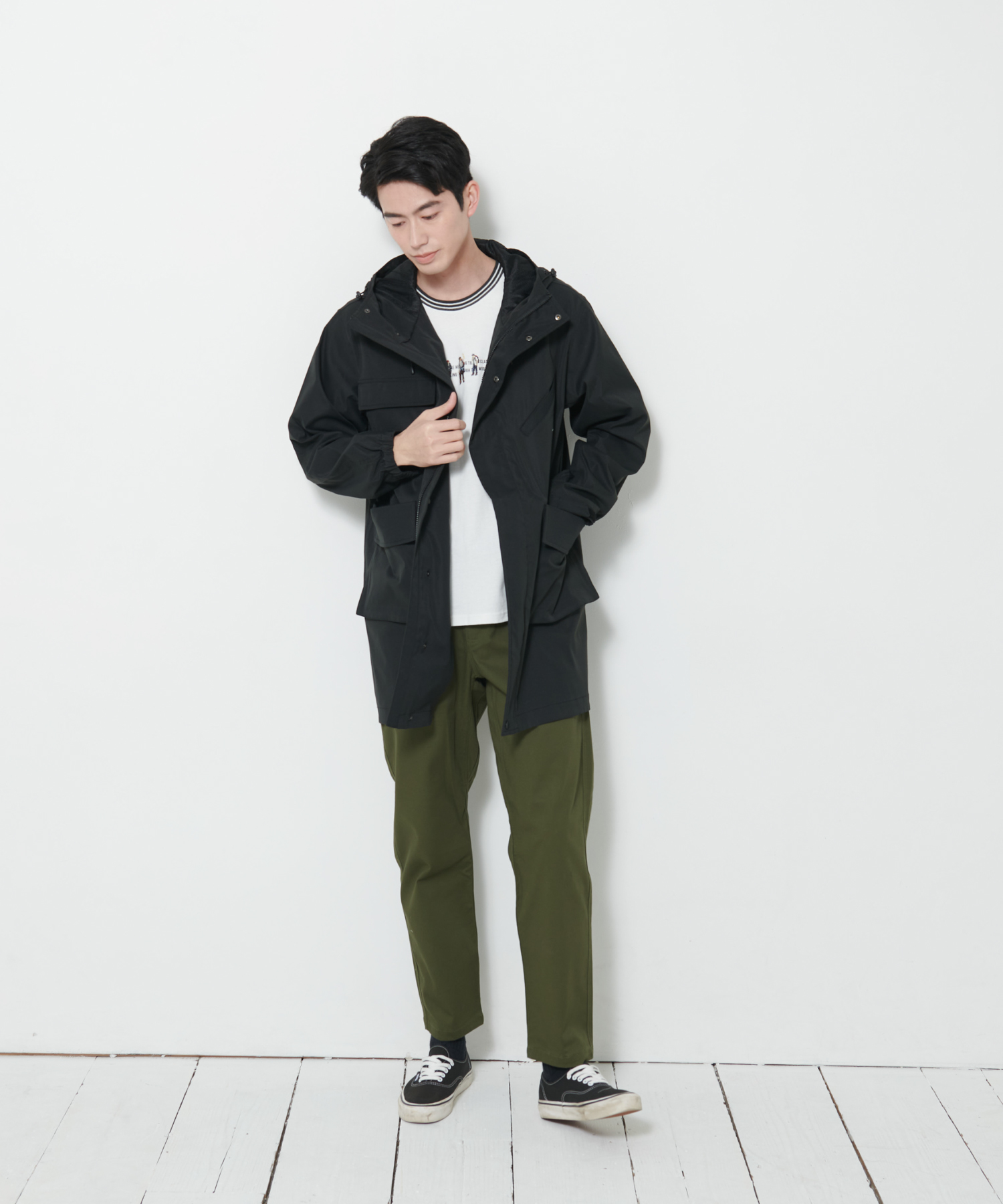 クーポン】【OUTDOORPRODUCTS】撥水ミドル丈 マウンテンパーカー クーポン】【OUTDOORPRODUCTS】撥水ミドル丈 マウンテンパーカー