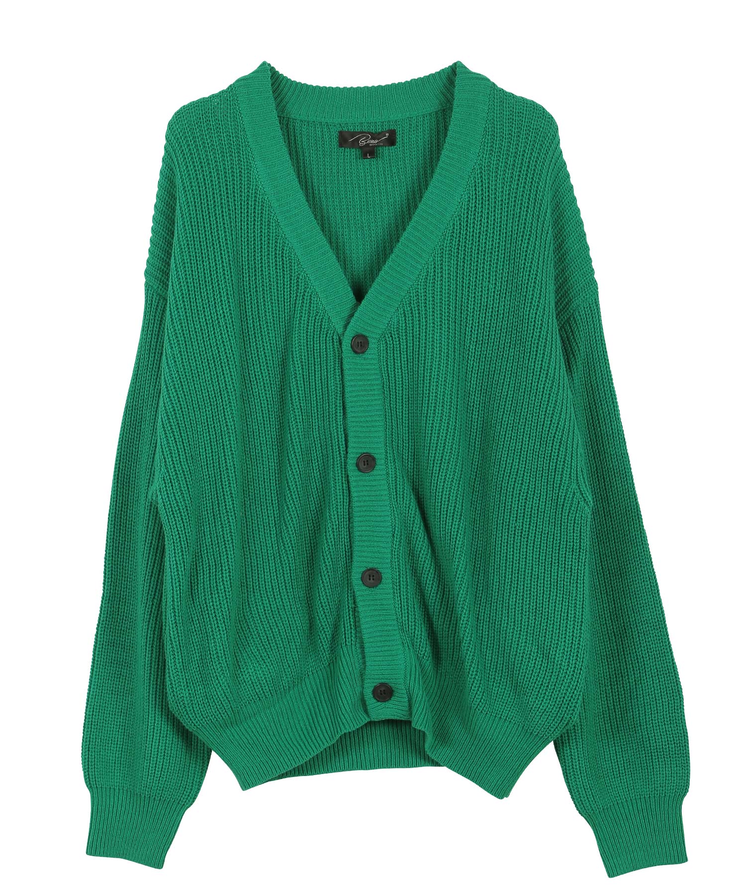 ジギーズショップ JIGGYS SHOP ハイバルキー片畦カーディガン ジギーズショップ JIGGYS SHOP ハイバルキー片畦カーディガン
