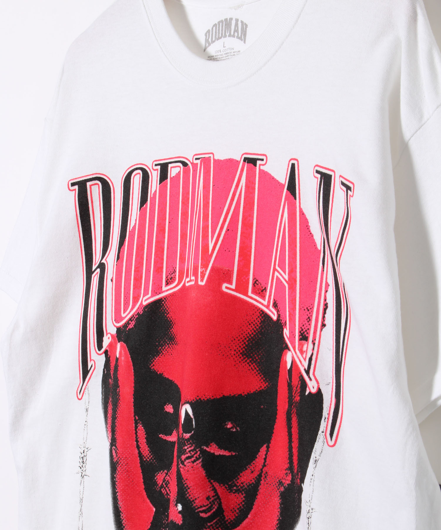 RODMAN Barbwire Pink Tshirt/ロッドマンTシャツ(504605911 RODMAN Barbwire Pink Tshirt/ロッドマンTシャツ(504605911
