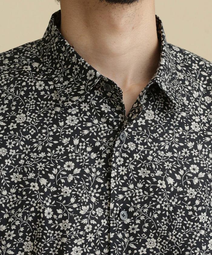 セール 40%OFF】LB.04/レギュラーカラー小花柄シャツ (504602037 セール 40%OFF】LB.04/レギュラーカラー小花柄シャツ (504602037