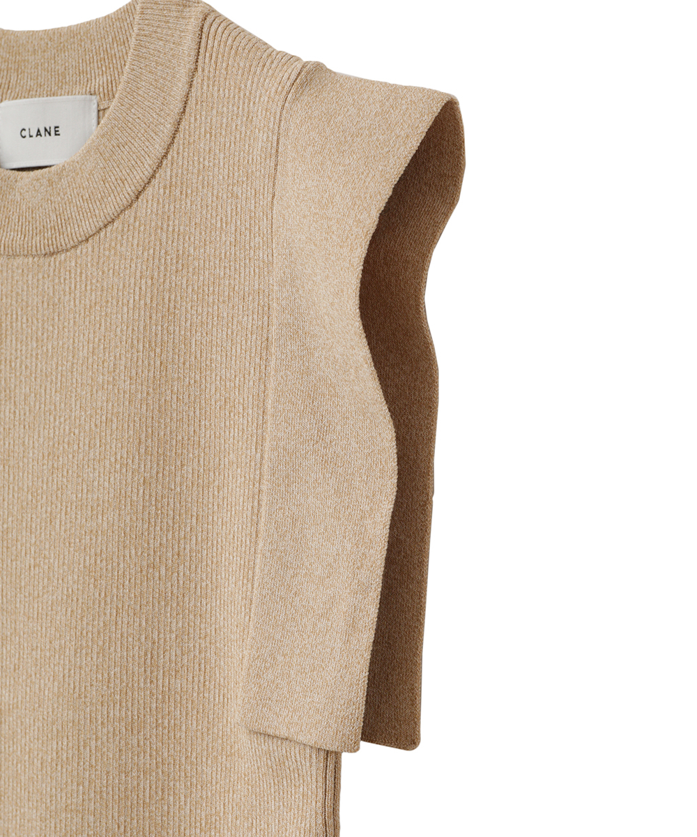 SQUARE SLEEVE KNIT TOPS(504670005) | クラネ(CLANE) - d fashion SQUARE SLEEVE KNIT TOPS(504670005) | クラネ(CLANE) - d fashion