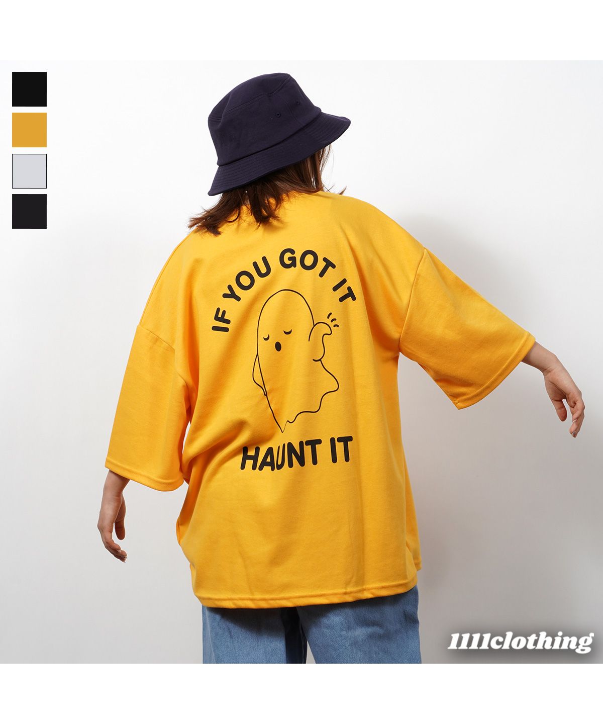 ワンフォークロージング 1111clothing おばけ tシャツ メンズ ワンフォークロージング 1111clothing おばけ tシャツ メンズ