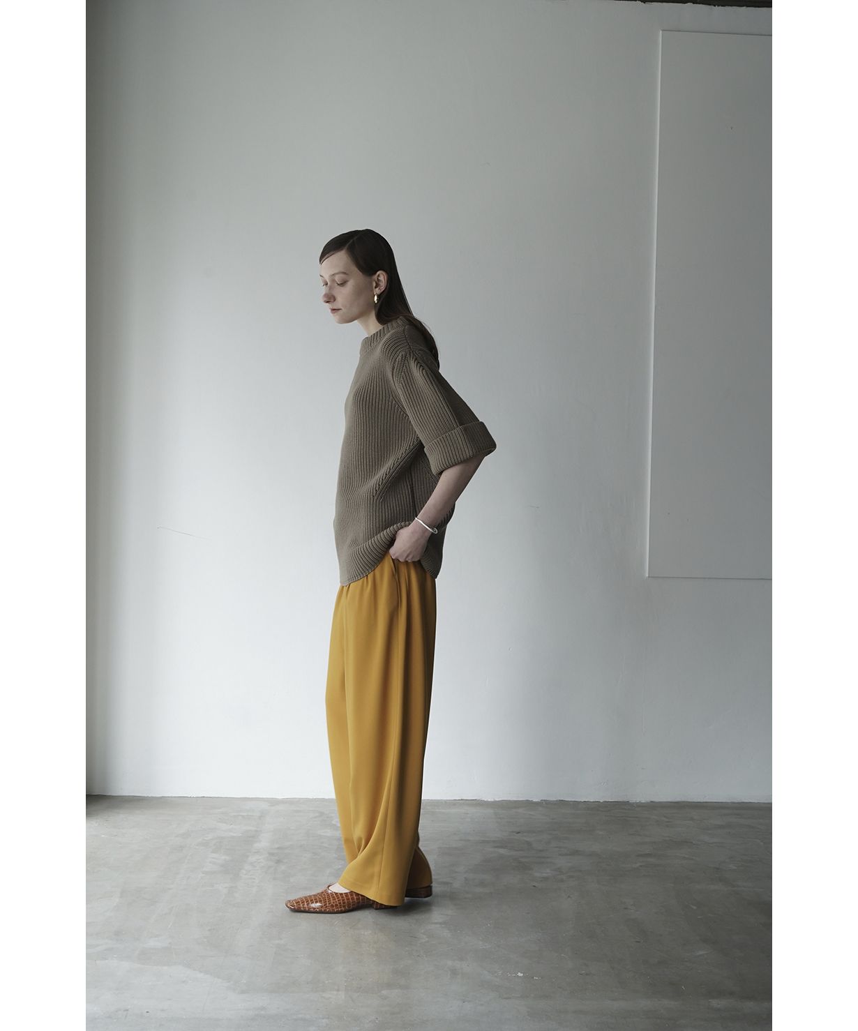 セール】OVER HALF SLEEVE KNIT TOPS(504707913) | クラネ(CLANE セール】OVER HALF SLEEVE KNIT TOPS(504707913) | クラネ(CLANE