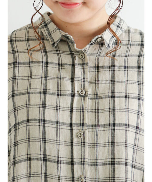 セール 62%OFF】リネンパフスリーブシャツワンピース(504801389 セール 62%OFF】リネンパフスリーブシャツワンピース(504801389