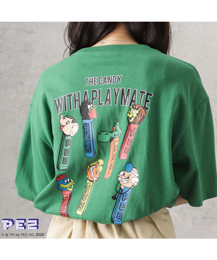 マックハウス Mac-House PEZ ペッツ 半袖プリントTシャツ マックハウス Mac-House PEZ ペッツ 半袖プリントTシャツ