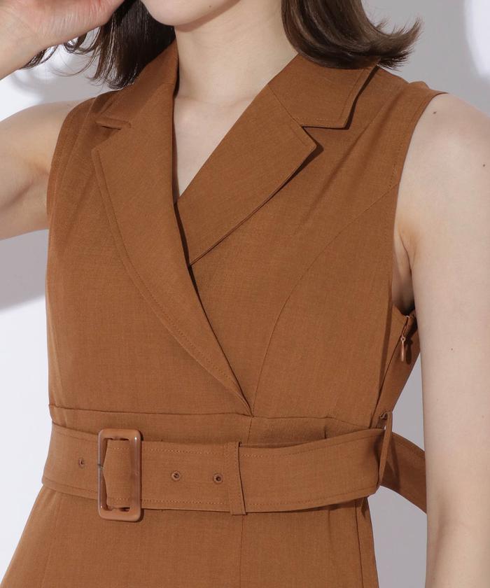 カシュクールベルト付きワンピース(504840662) | AND COUTURE カシュクールベルト付きワンピース(504840662) | AND COUTURE