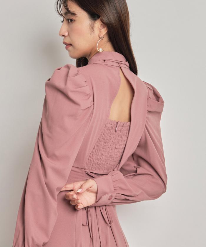 ボウタイ切替ワンピース(504936710) | AND COUTURE(AND COUTURE ボウタイ切替ワンピース(504936710) | AND COUTURE(AND COUTURE
