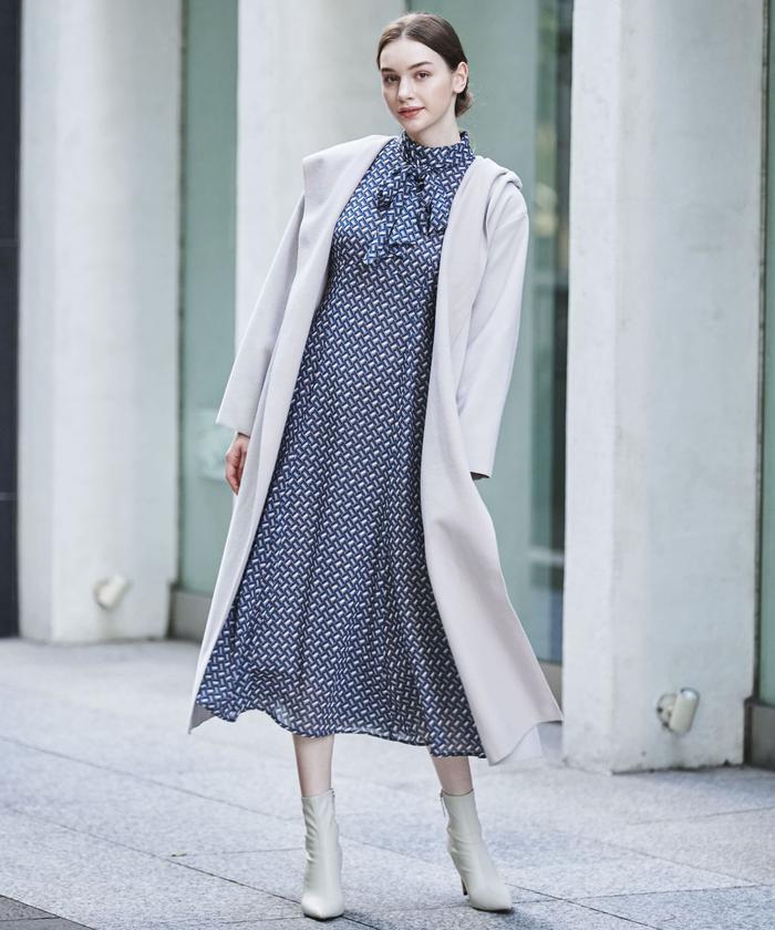ウールライクロングフードコート(504939081) | AND COUTURE(AND ウールライクロングフードコート(504939081) | AND COUTURE(AND