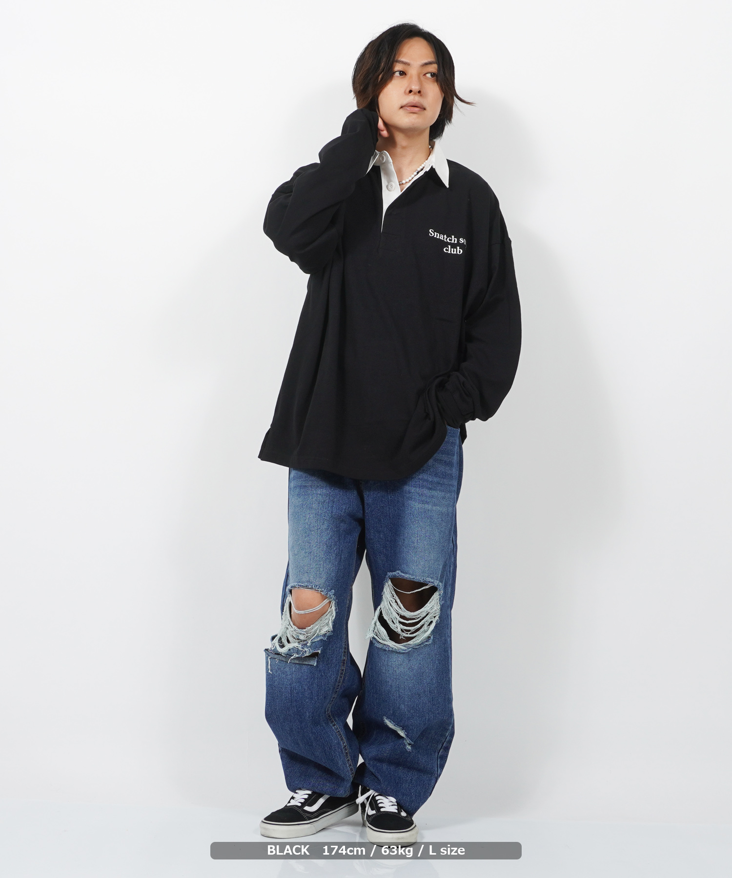 ワンフォークロージング 1111clothing ラガーシャツ メンズ ワンフォークロージング 1111clothing ラガーシャツ メンズ
