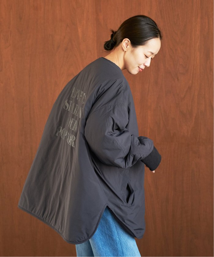 HAKUU/ハクウ】 別注 QUILT JK WITH DOWN HOOD ブルゾン HAKUU/ハクウ】 別注 QUILT JK WITH DOWN HOOD ブルゾン