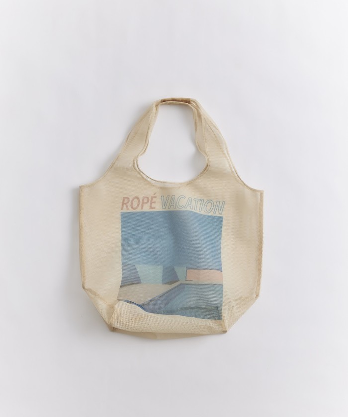 セール】永井博×ROPE'VACATION Mesh Bag(504129164) | ロペ(ROPE セール】永井博×ROPE'VACATION Mesh Bag(504129164) | ロペ(ROPE