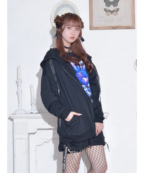 病みうさZIPユニセックスパーカー(505019466) | ノエミー(NOEMIE 病みうさZIPユニセックスパーカー(505019466) | ノエミー(NOEMIE