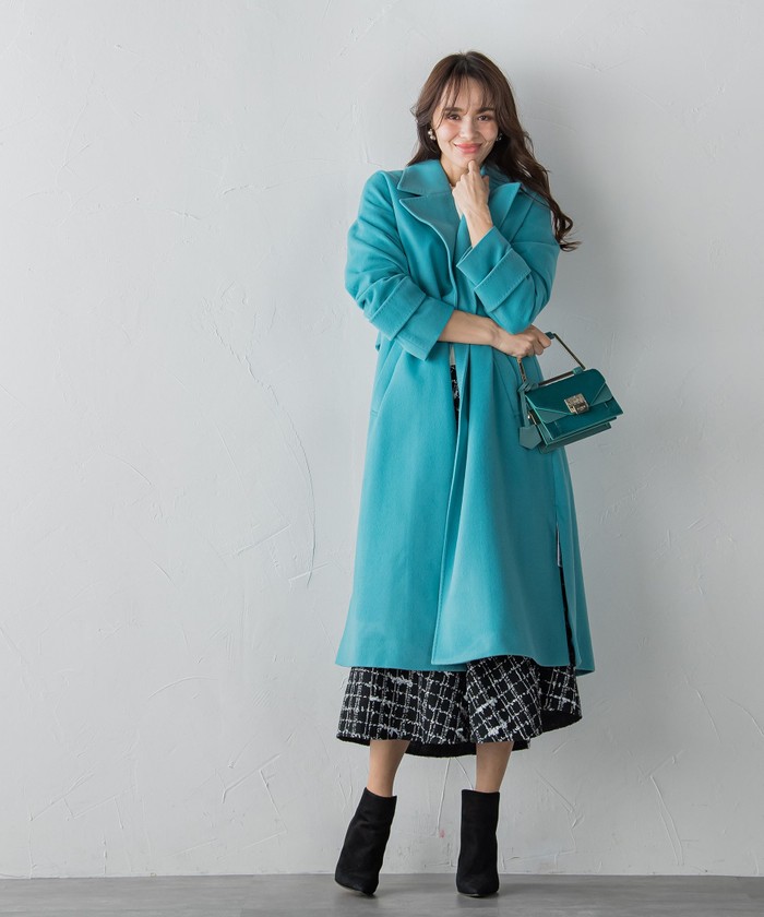 セール】ビアッジョブルー Viaggio Blu SP140Jackalロングコート セール】ビアッジョブルー Viaggio Blu SP140Jackalロングコート
