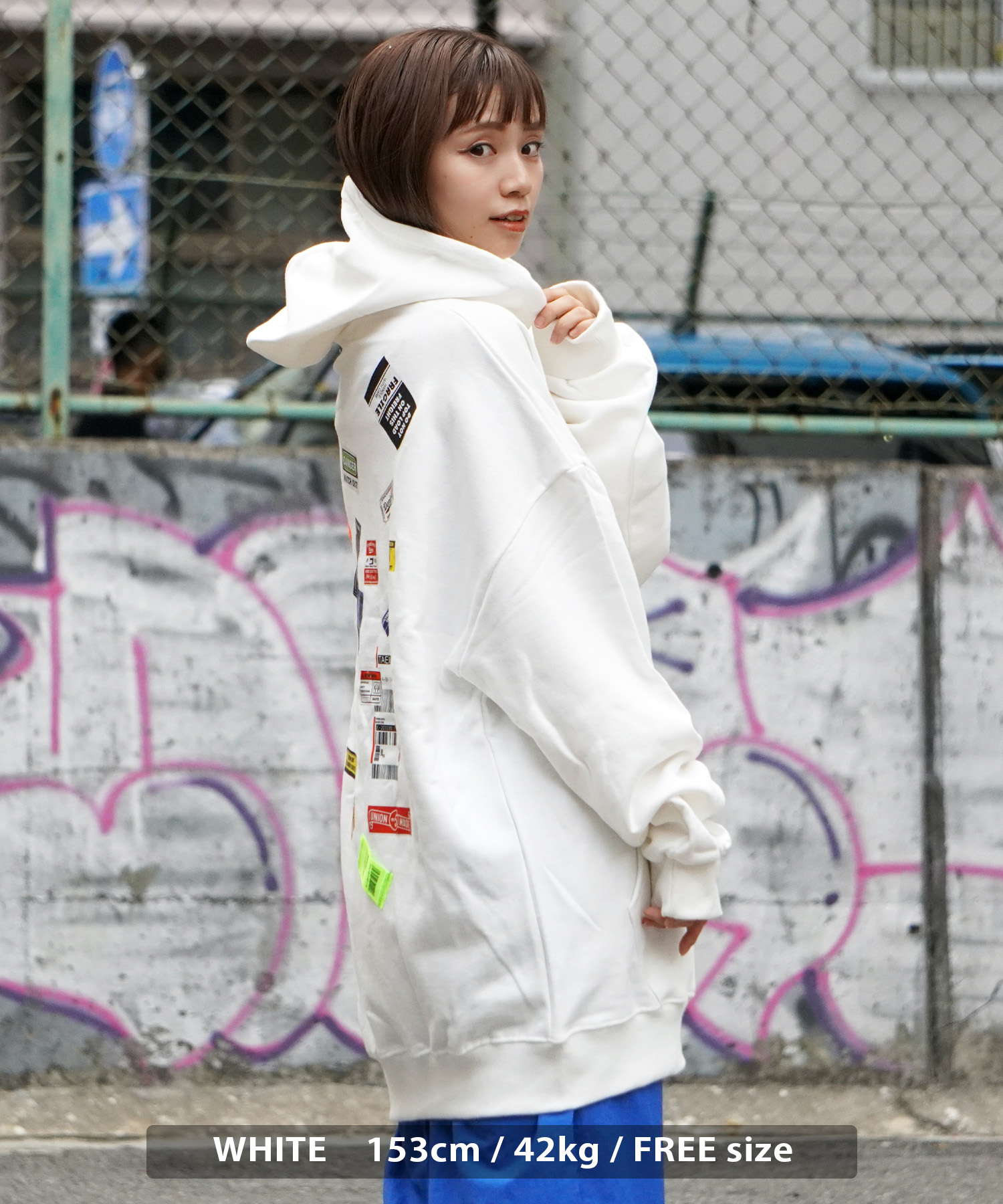 ワンフォークロージング 1111clothing オーバーサイズ パーカー ワンフォークロージング 1111clothing オーバーサイズ パーカー
