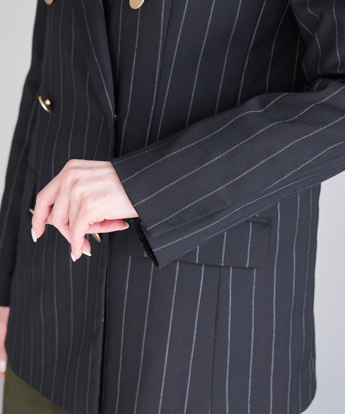 セール 30%OFF】セットアップ対応/無地&ストライプ金釦 セール 30%OFF】セットアップ対応/無地&ストライプ金釦