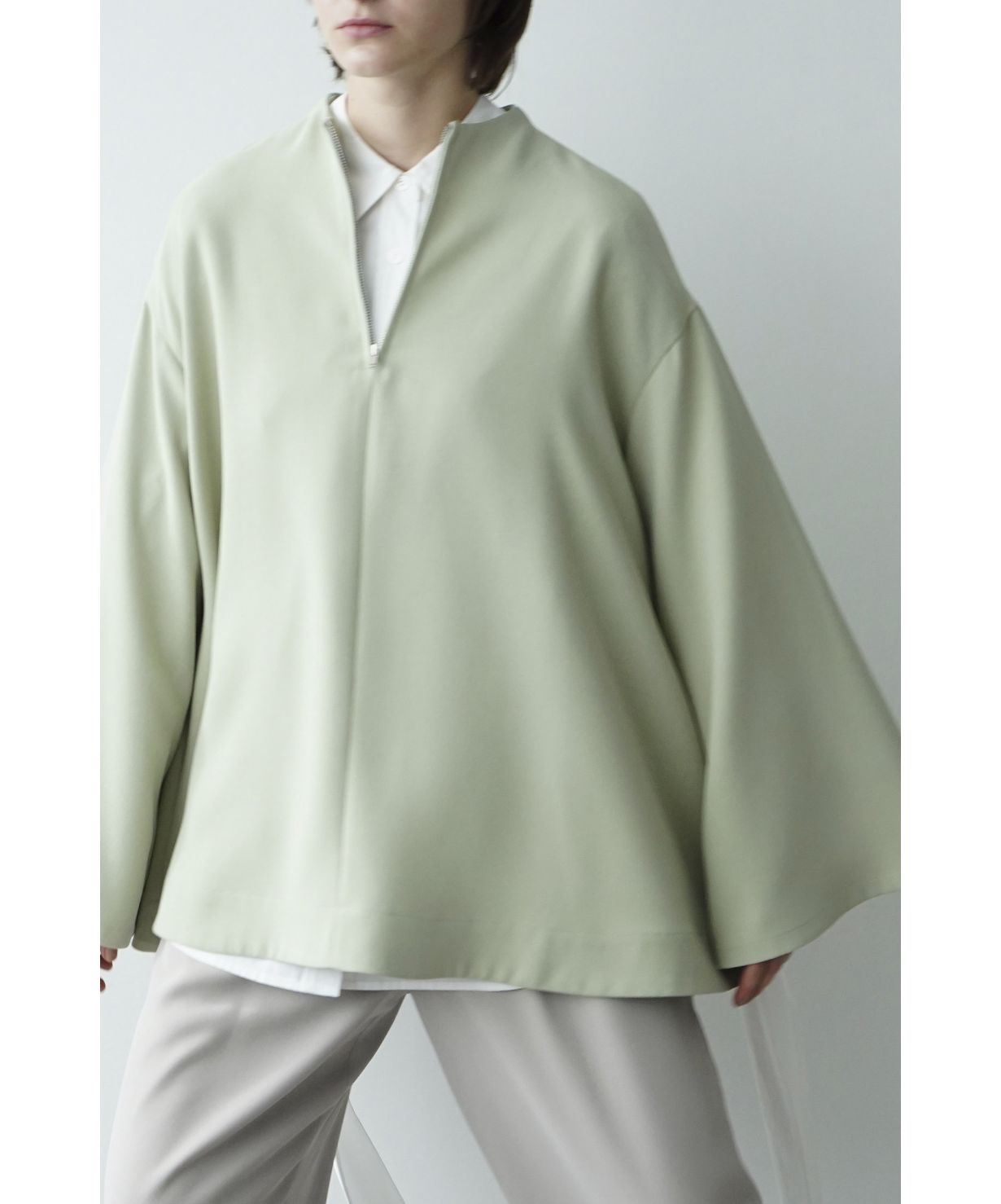 セール 40%OFF】HALF ZIP FLARE TOPS(505135646) | クラネ(CLANE セール 40%OFF】HALF ZIP FLARE TOPS(505135646) | クラネ(CLANE