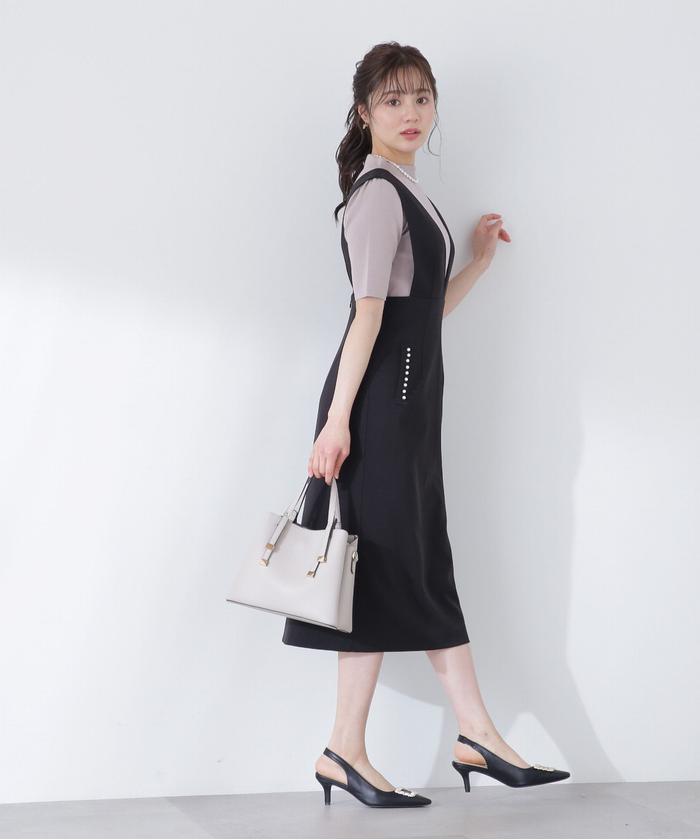 セール 10%OFF】パールポケットタイトジャンスカ (505182737 セール 10%OFF】パールポケットタイトジャンスカ (505182737
