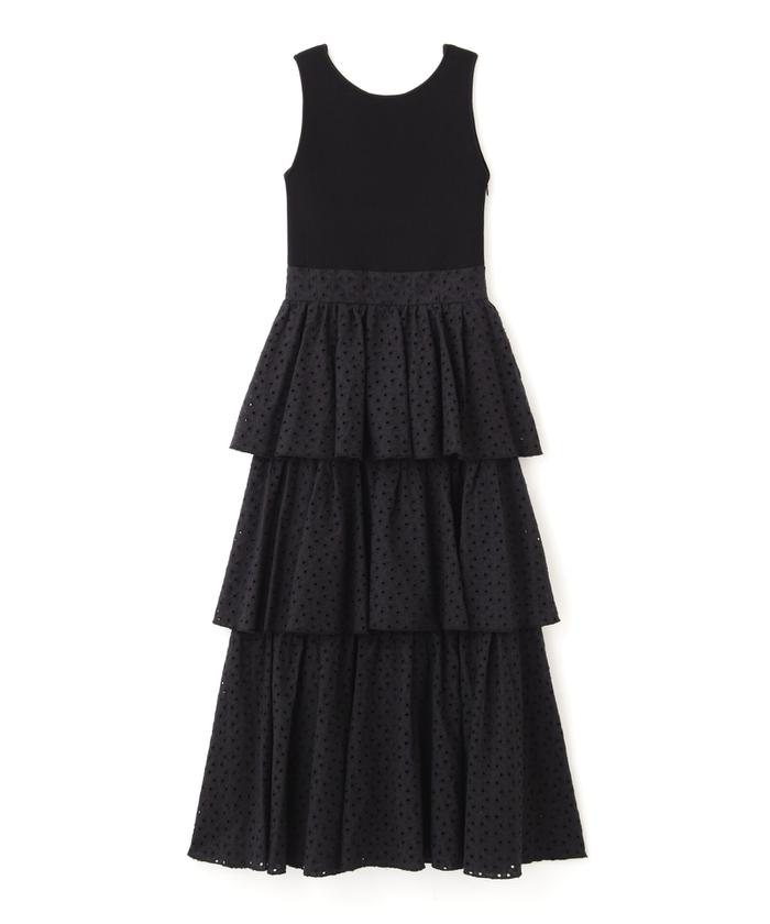 セール 60%OFF】◇コットンエンブロイダリーニットドッキング セール 60%OFF】◇コットンエンブロイダリーニットドッキング