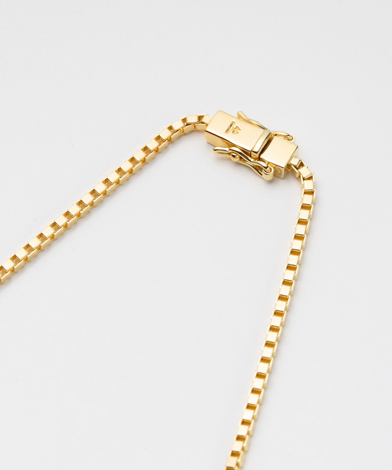 TOM WOOD ネックレス N01019VBX01S925 9k Square chain gold TOM WOOD ネックレス N01019VBX01S925 9k Square chain gold