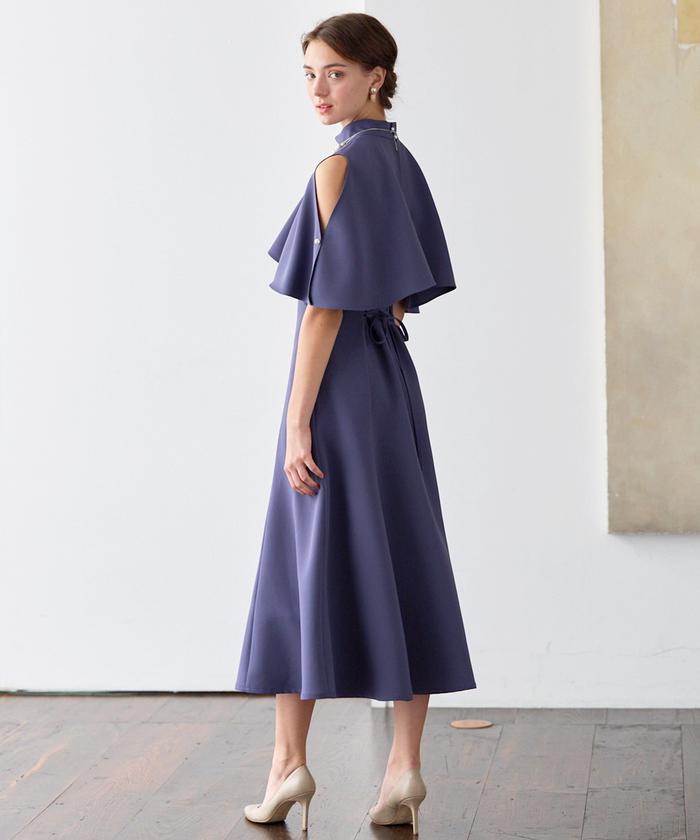 ケープレイヤードドレス(505125619) | AND COUTURE(AND COUTURE ケープレイヤードドレス(505125619) | AND COUTURE(AND COUTURE