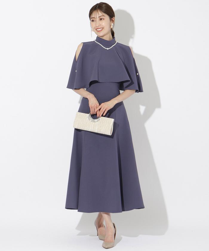 ケープレイヤードドレス(505125619) | AND COUTURE(AND COUTURE ケープレイヤードドレス(505125619) | AND COUTURE(AND COUTURE
