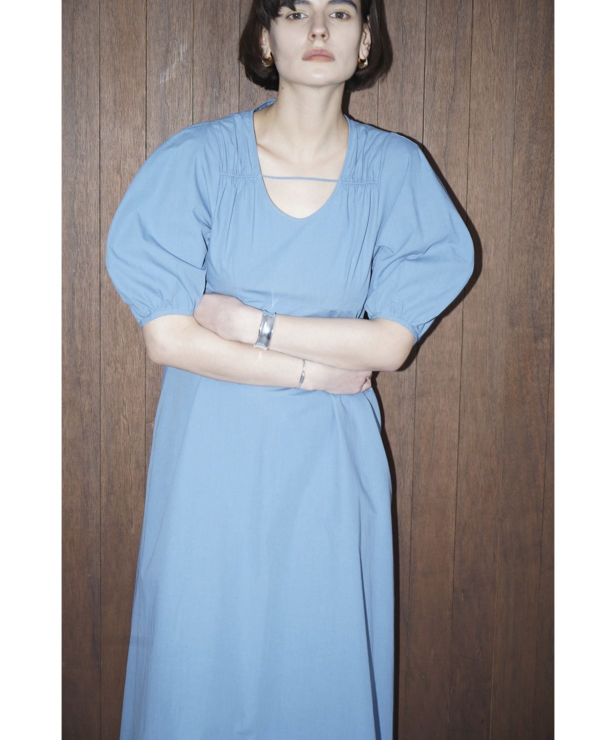 セール】STRAIGHT LINE VOLUME PUFF ONE PIECE(505277873 セール】STRAIGHT LINE VOLUME PUFF ONE PIECE(505277873