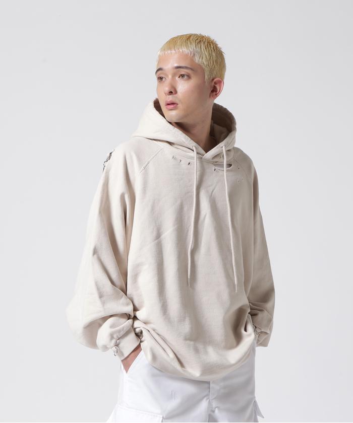 RAF SIMONS/ラフシモンズ/Washed Clasps and patch/パーカー RAF SIMONS/ラフシモンズ/Washed Clasps and patch/パーカー