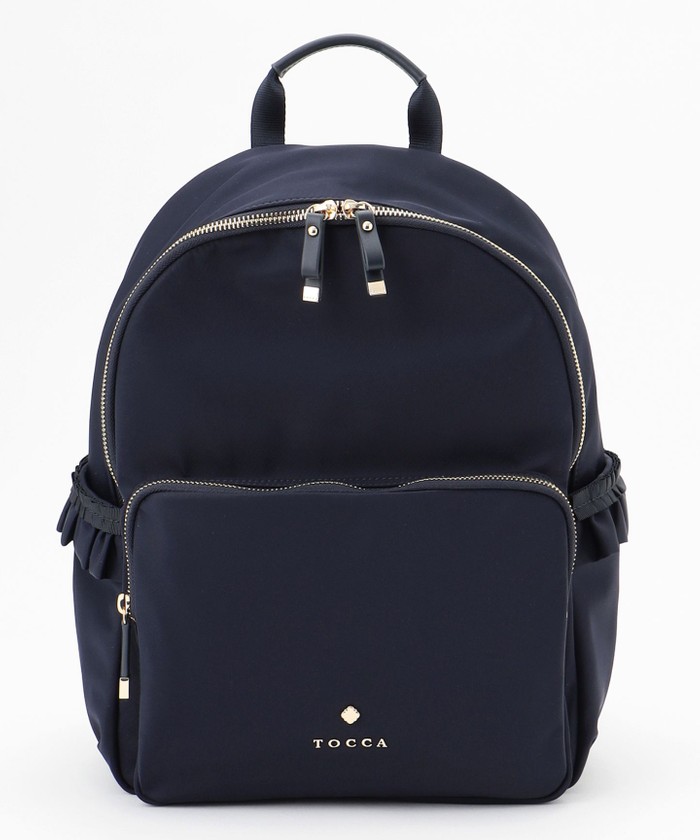 A4サイズ対応・撥水】SIDE FRILL BACKPACK バックパック A4サイズ対応・撥水】SIDE FRILL BACKPACK バックパック