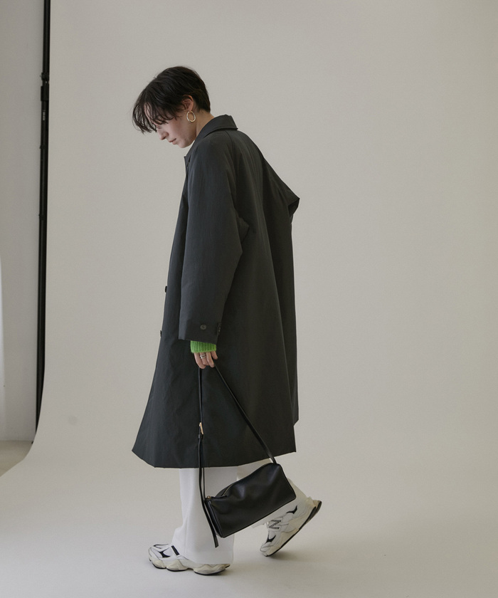雑誌掲載・撥水機能付き】THINDOWN(シンダウン)バルマカンコート 雑誌掲載・撥水機能付き】THINDOWN(シンダウン)バルマカンコート