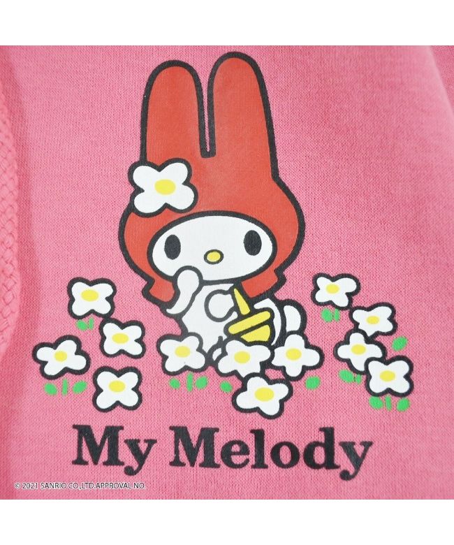 サンリオ Sanrio マイメロディ ジップ パーカー サンリオ 裏起毛 サンリオ Sanrio マイメロディ ジップ パーカー サンリオ 裏起毛