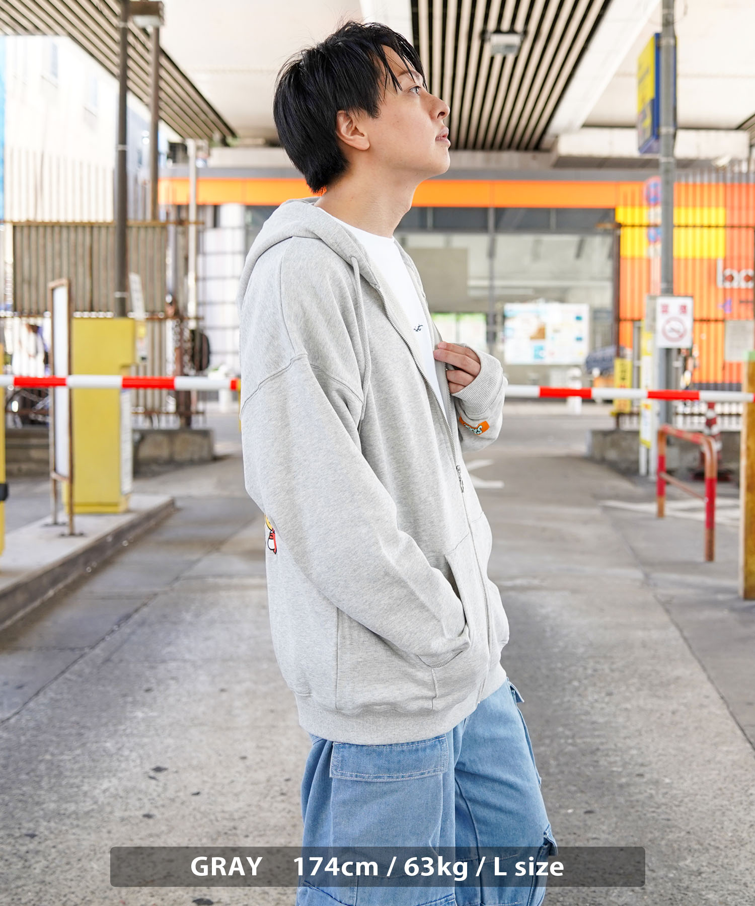 ワンフォークロージング 1111clothing オーバーサイズ ジップ ワンフォークロージング 1111clothing オーバーサイズ ジップ