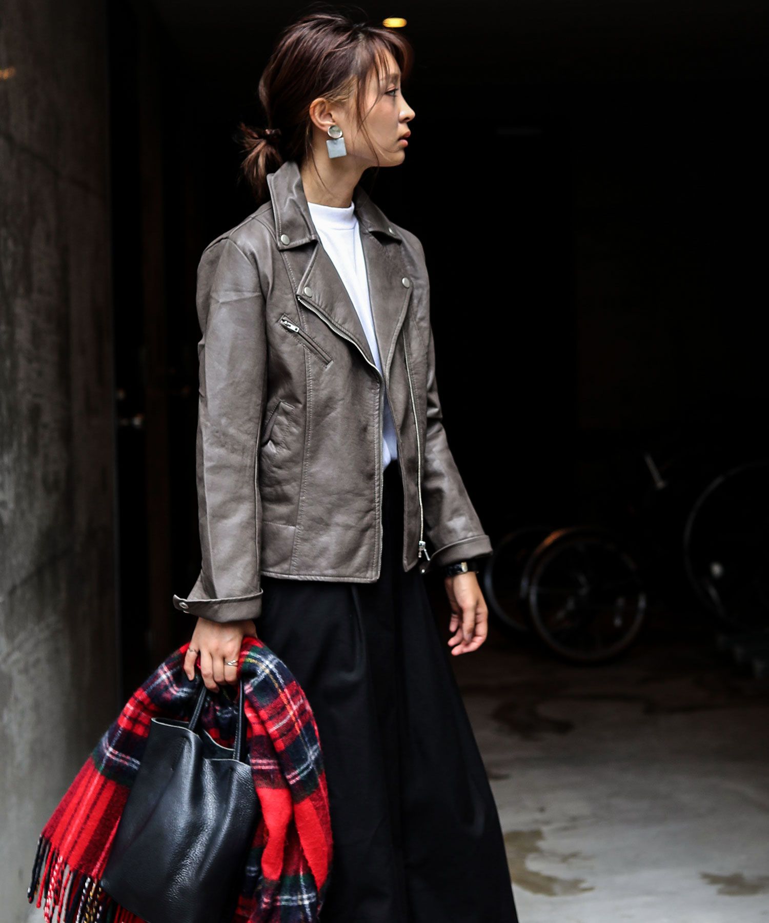 ファッションレター Fashion Letter フェイクシングルライダース ファッションレター Fashion Letter フェイクシングルライダース