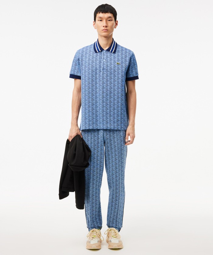 ラコステ LACOSTE サイドテーピングモノグラムジャカード ラコステ LACOSTE サイドテーピングモノグラムジャカード