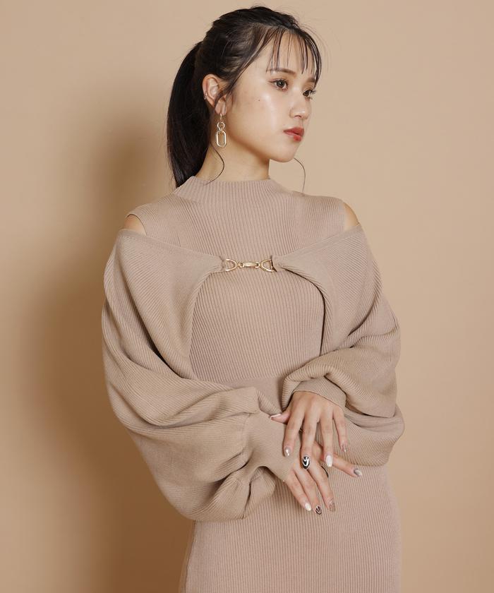 ニットワンピース×ボレロセット(505639843) | レディアゼル ニットワンピース×ボレロセット(505639843) | レディアゼル
