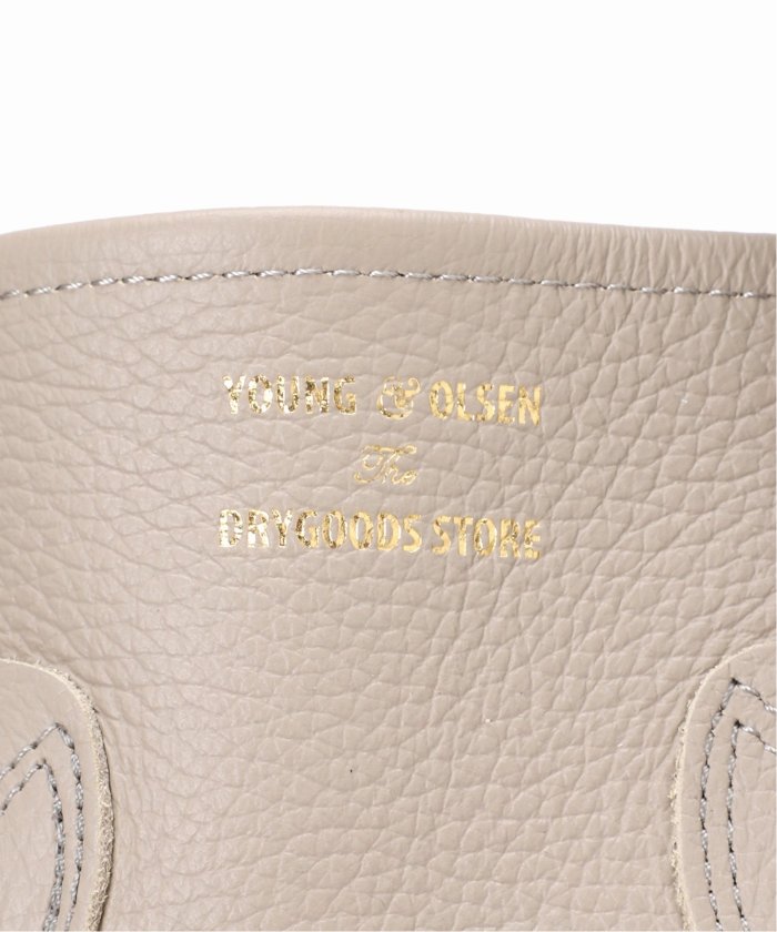 YOUNG&OLSEN/ヤングアンドオルセン】EMBOSSED LEATHER D TOTE M YOUNG&OLSEN/ヤングアンドオルセン】EMBOSSED LEATHER D TOTE M