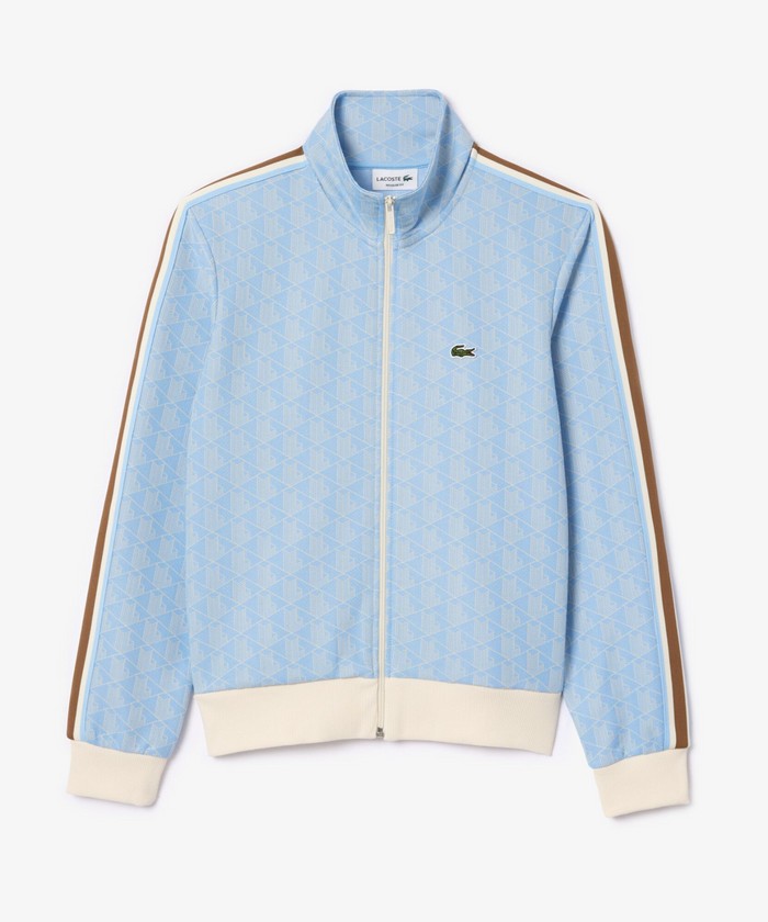 ラコステ LACOSTE モノグラムジャカードトラックジャケット ラコステ LACOSTE モノグラムジャカードトラックジャケット