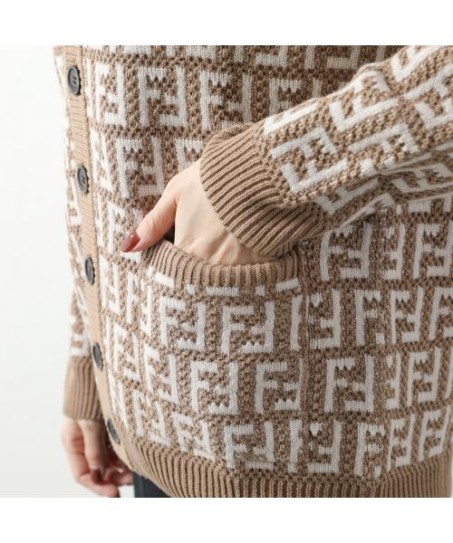 セール】FENDI KIDS カーディガン JUG054 AOBG Vネック セール】FENDI KIDS カーディガン JUG054 AOBG Vネック