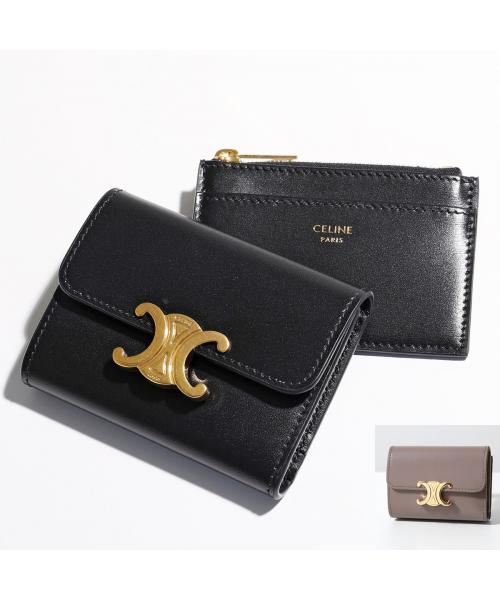 CELINE 三つ折り財布 10I653DPV Compact Wallet With Coin CELINE 三つ折り財布 10I653DPV Compact Wallet With Coin
