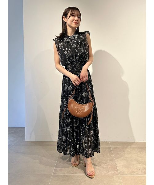 WEB限定サイズあり】Sustainableフリルプリントワンピース WEB限定サイズあり】Sustainableフリルプリントワンピース