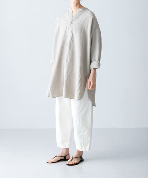リネンチュニックシャツ(505844533) | かぐれ(KAGURE) - d fashion リネンチュニックシャツ(505844533) | かぐれ(KAGURE) - d fashion